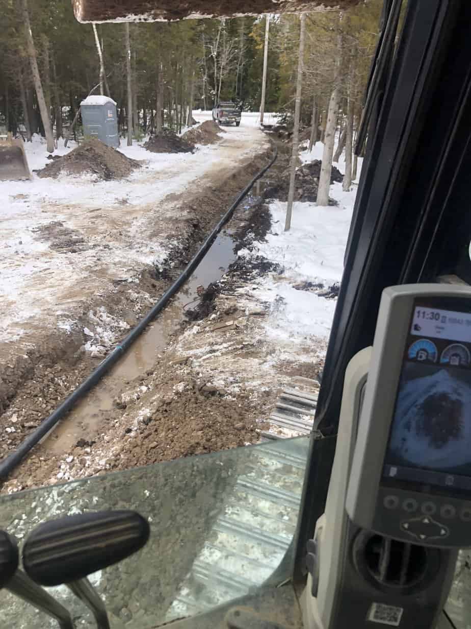 Getting Hydro to Our New Build – The Cottage Wife