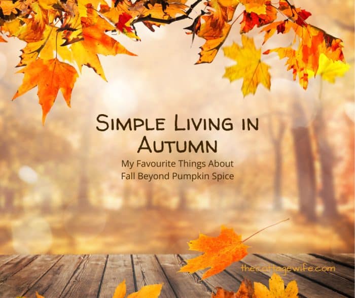 Simple Living in Autumn: My Favourite Things About Fall Beyond Pumpkin ...